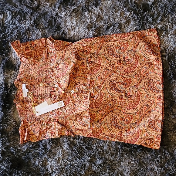 House of Harlow 1960 | Tops | House Of Harlow 96 Paisley Rust Top ...
